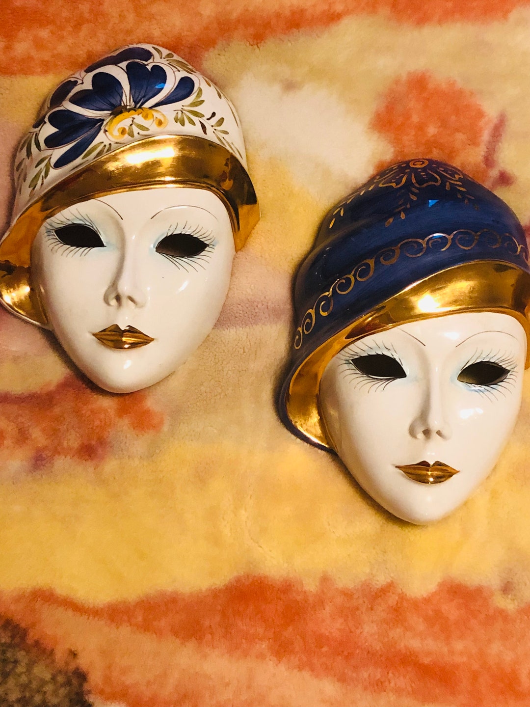 Capo Di Monte. Wall Mask. Harlequin Design. Brand New Condition. Made ...