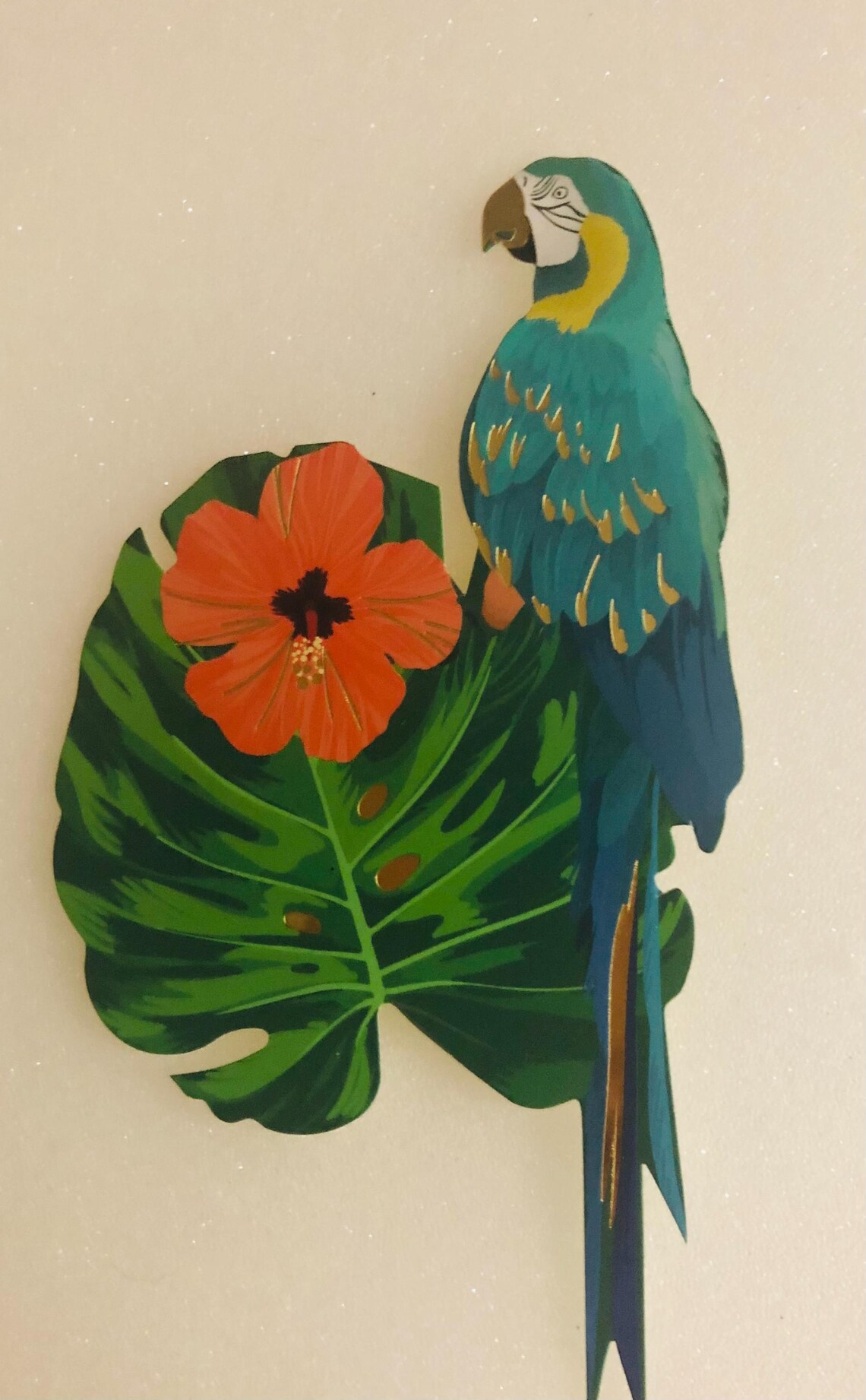 Paper BIRDS or Paper INSECTS Set of 20 Pieces. Bright Colours, Stiff ...