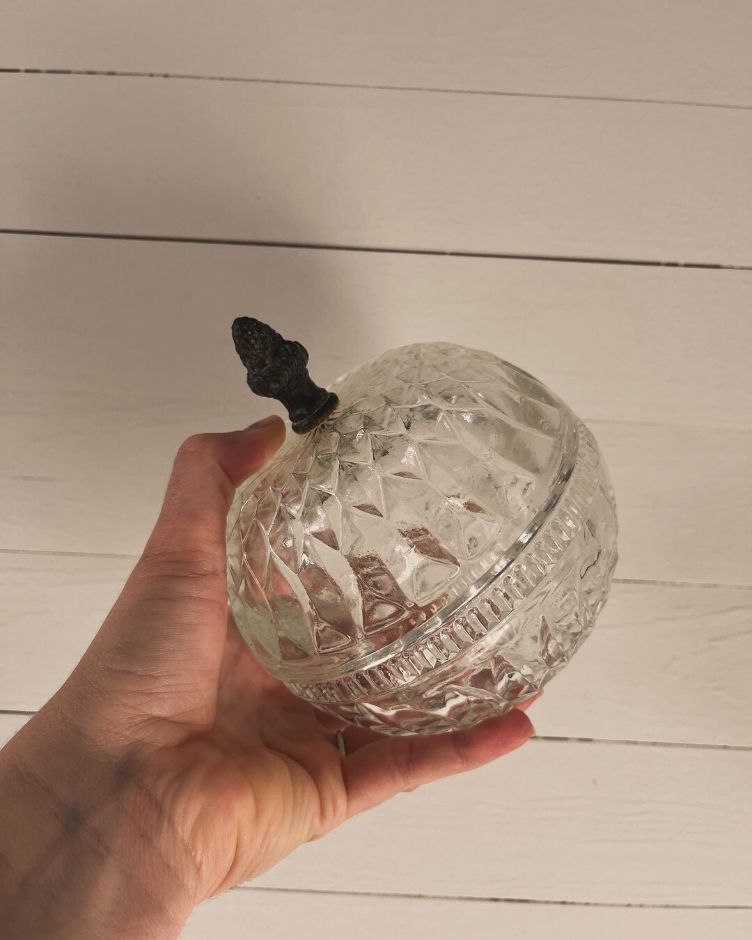 Vintage Glass Candy Dish - Etsy