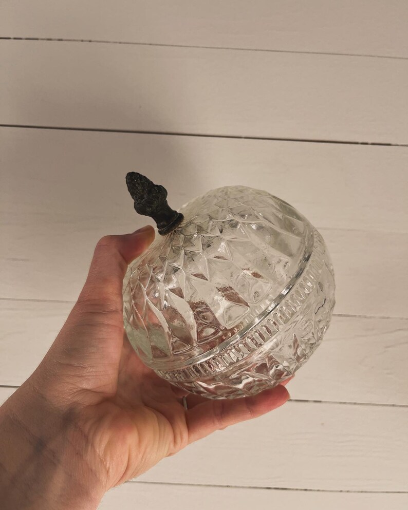 Vintage Glass Candy Dish - Etsy