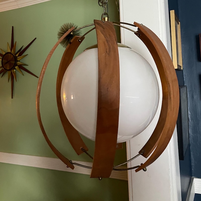 Midcentury Orb Swag - Etsy