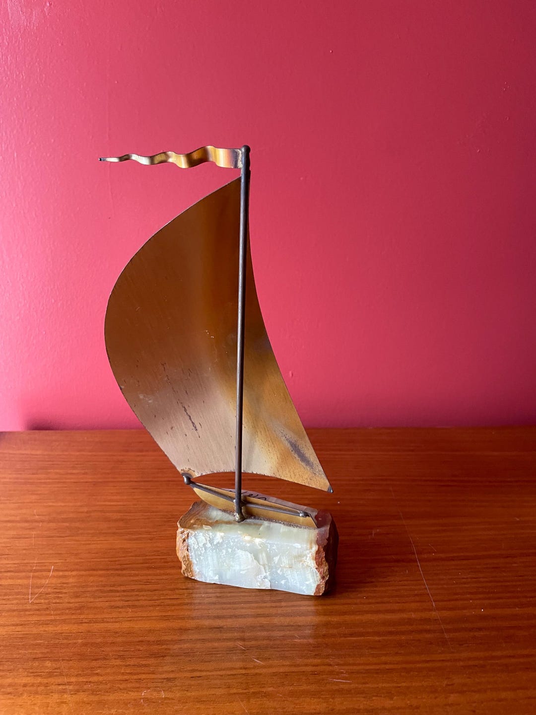 Vintage Demott Sailboat Sculpture - Etsy