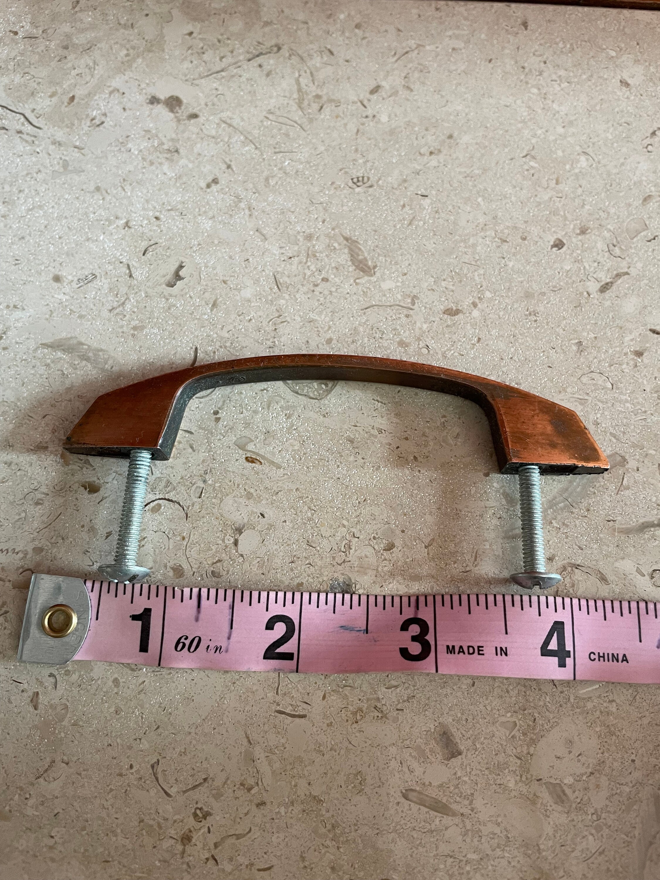 1x Vintage MCM Brass Drawer Pull/cabinet Handle - Etsy