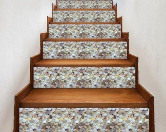Modern Farmhouse Wood Stair Riser, Window Sill, Tile Stickers 7 Inch X ...