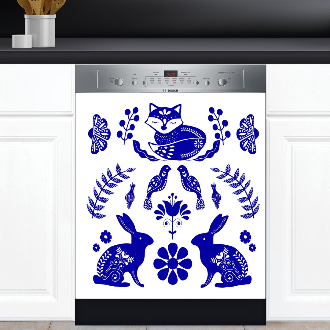 Dishwasher Cover Choose Magnet or Vinyl Decal Sticker, Scandinavian ...