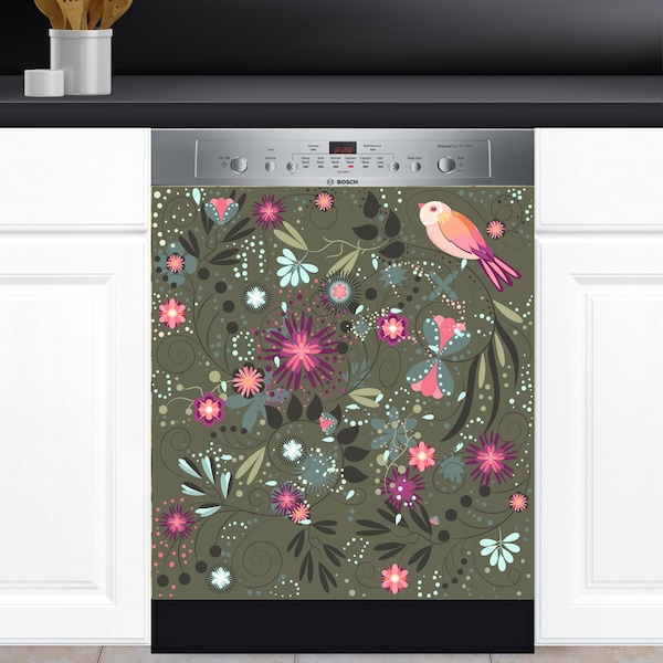 Dishwasher Magnet Cover Scandinavian - Etsy