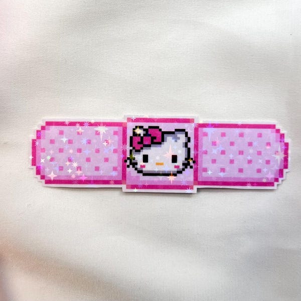 Kitty Hello Stickers - Etsy