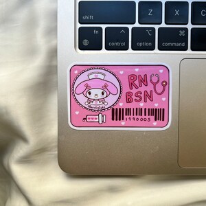 RN BSN Badge Sticker My Melody - Etsy