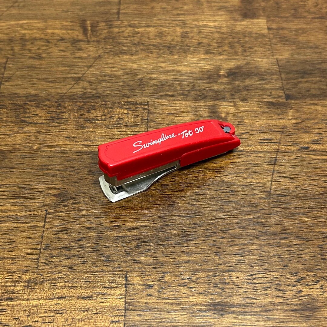Swingline Vintage Tot 50 Mini Red Stapler - Etsy