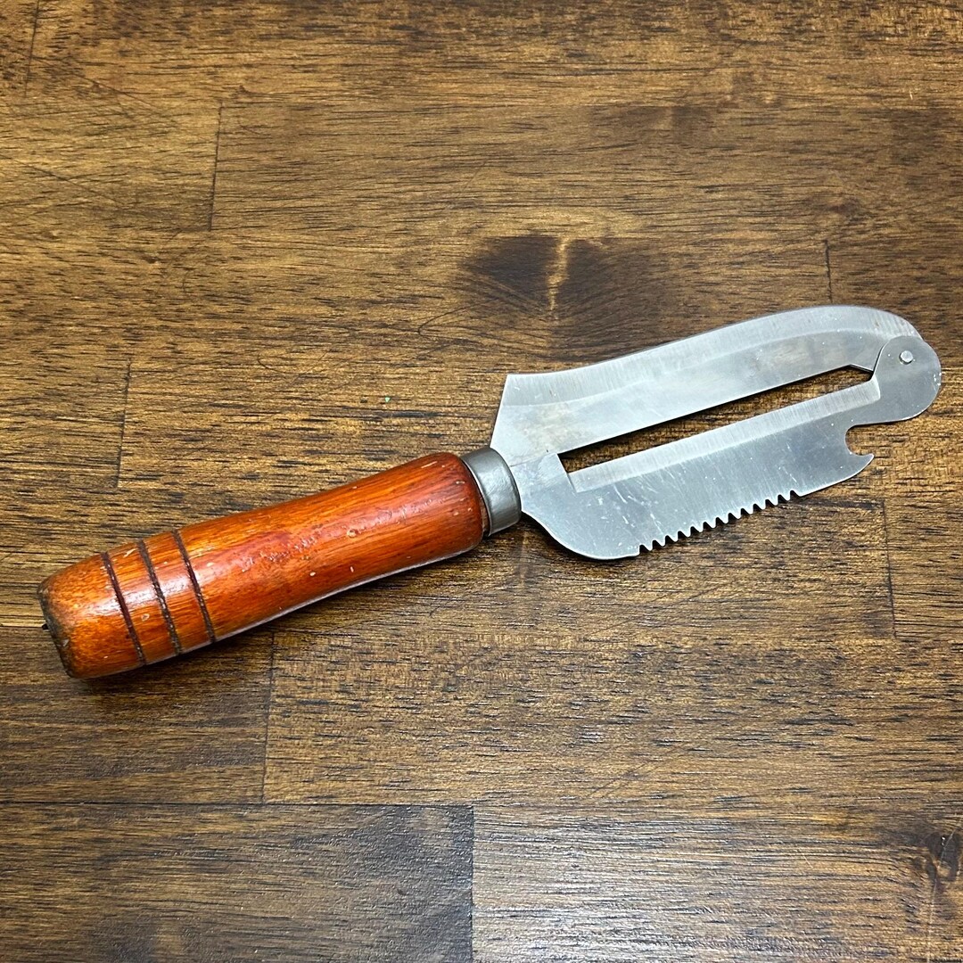 Vintage Fish Scaler, Gutter With Wood Handle - Etsy