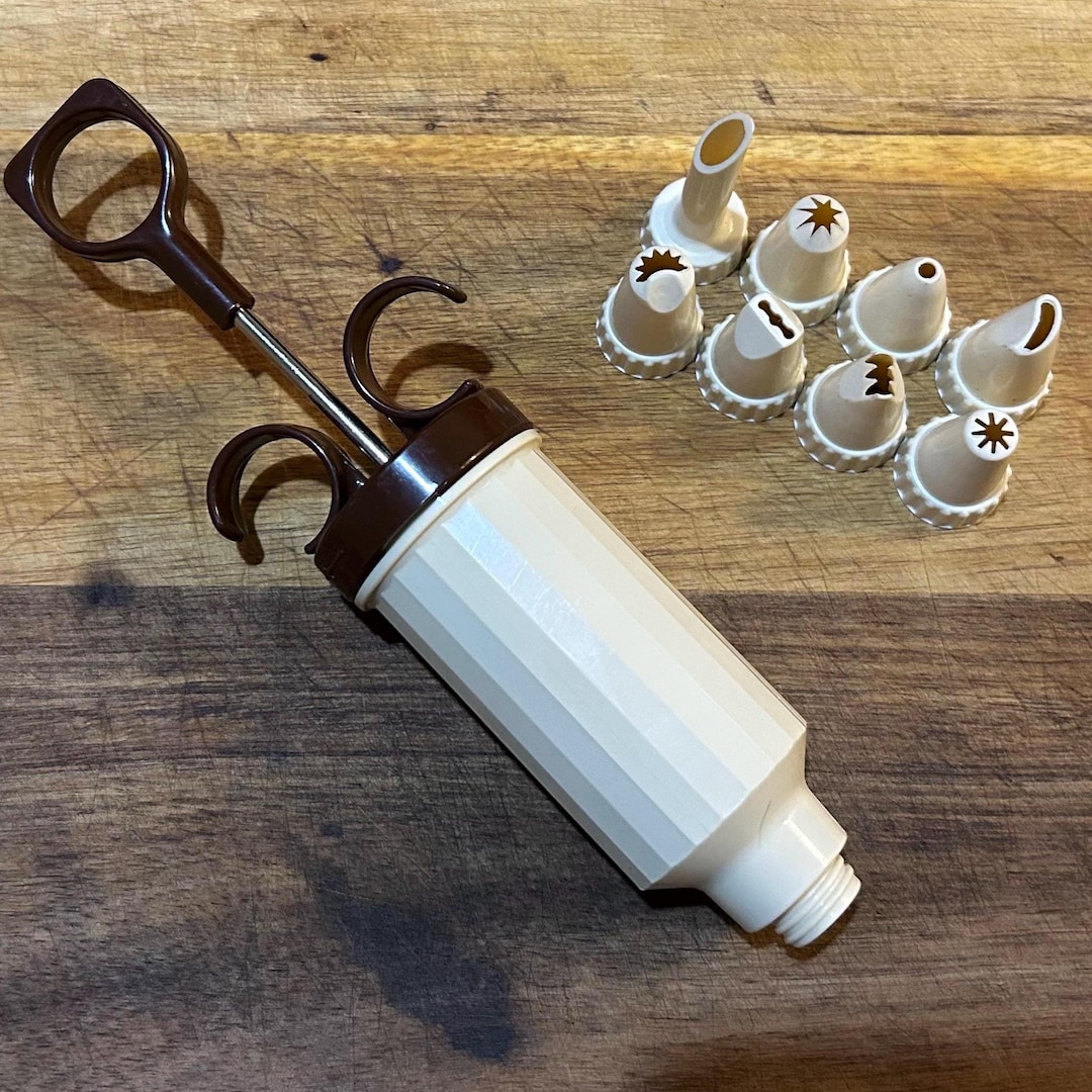 Lisser Vintage Icing Press - Cake or Cookie Frosting Decorator - Piping ...