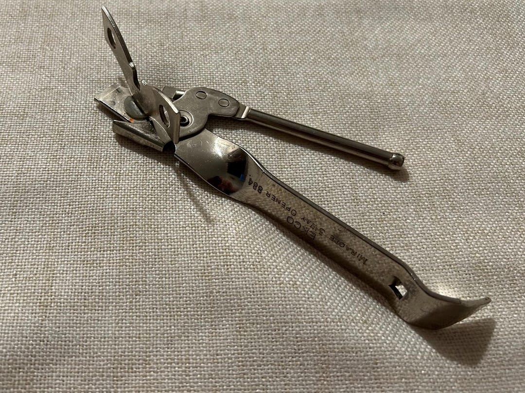Ekco Vintage MCM Miracle 3-in-1 Can Opener Handheld Home Cook Chef ...