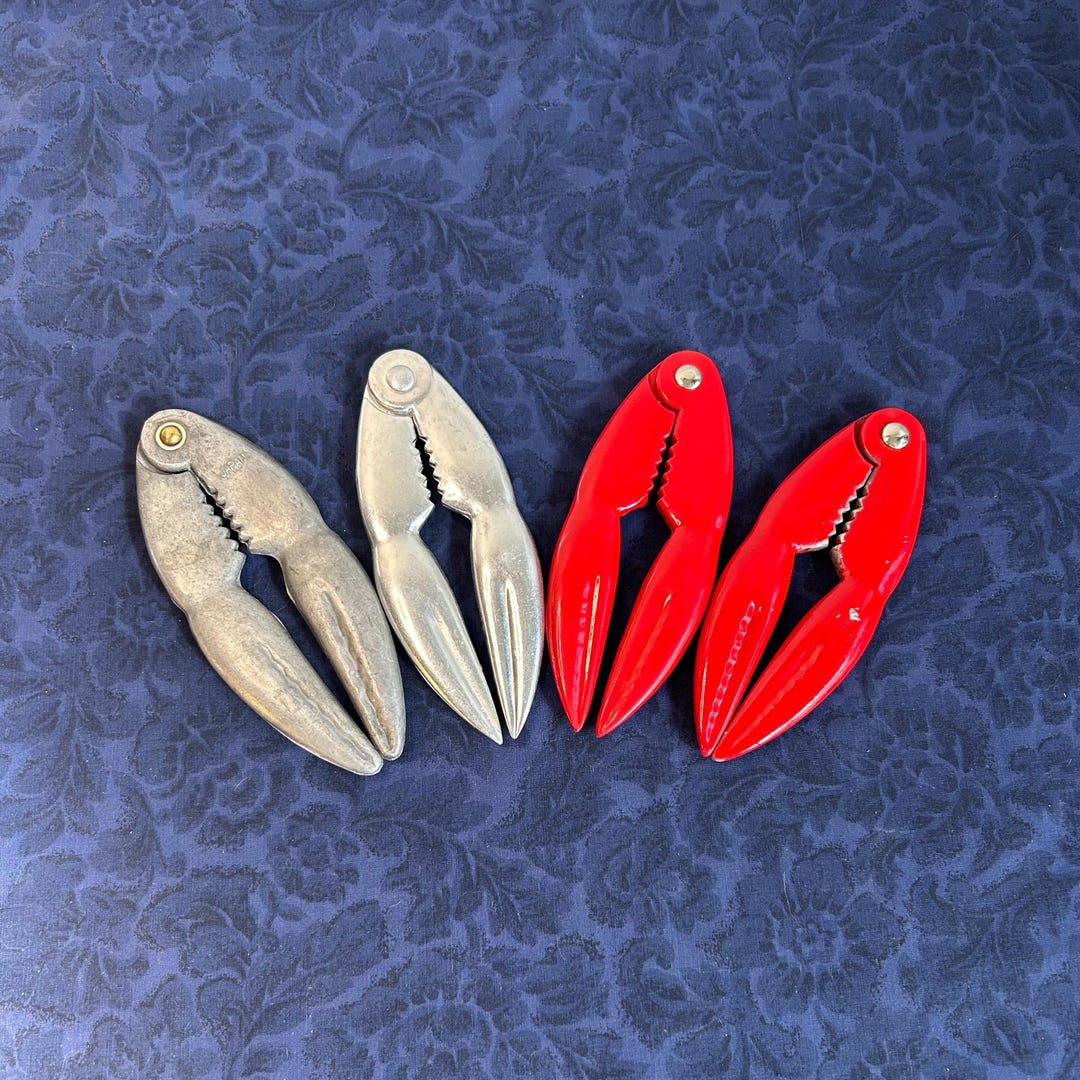 Seafood Crab Claw Crackers, Vintage Aluminum, Retro Stainless Steel ...