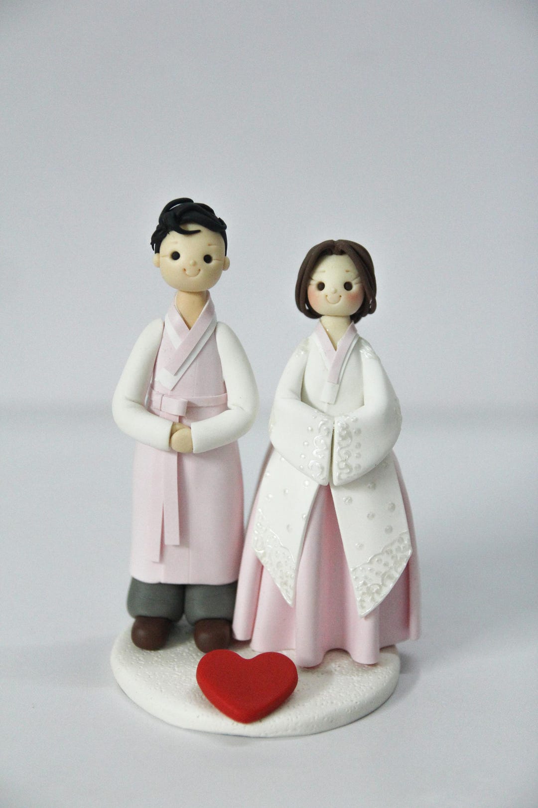 Hanbok Wedding Cake Topper, Korea Wedding Cake Topper, Korean Bride ...
