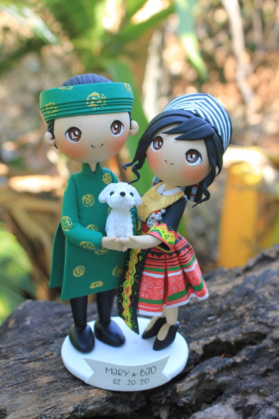 Hmong Wedding Cake Topper Hmong and Vietnam Wedding Topper - Etsy