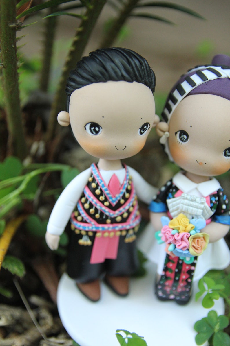 Deposit Hmong Wedding Cake Topper Ethnic Wedding Topper - Etsy