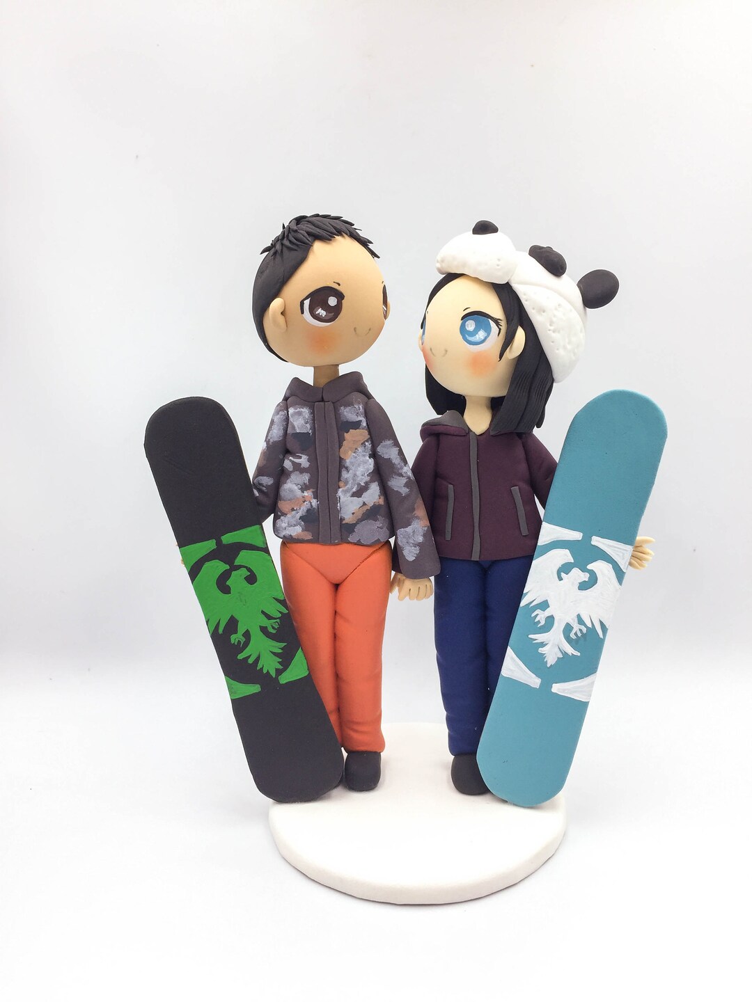 Mountain Snowboard Wedding Cake Topper, Ski Wedding Cake Topper, Winter ...