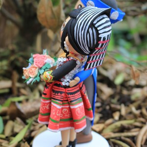 Hmong and Vietnam Wedding Cake Topper Clay Miniature Ethnic - Etsy