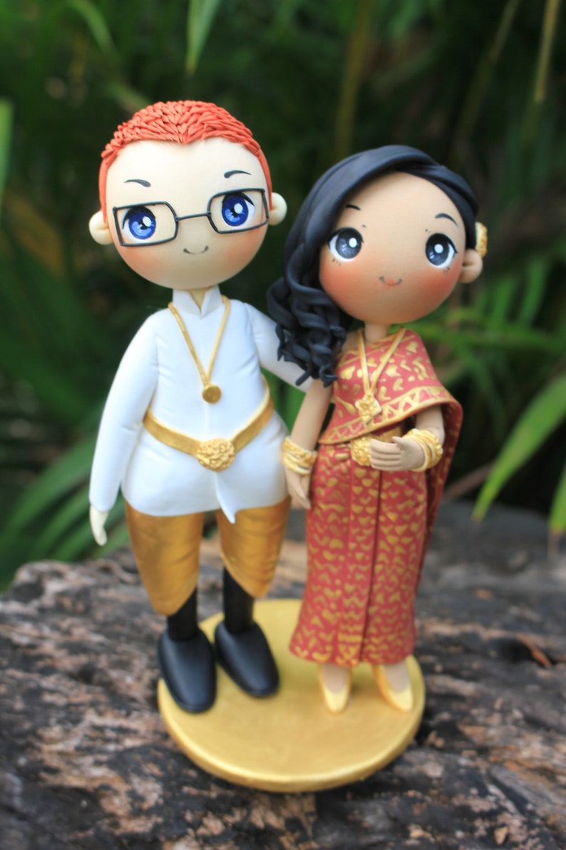 Laos Thai Cambodian Saree Wedding Cake Topper CLEARANCE - Etsy