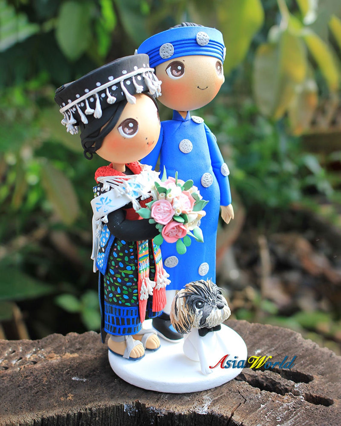 Traditional Mien Wedding Attire Bride and Vietnam Ao Dai - Etsy