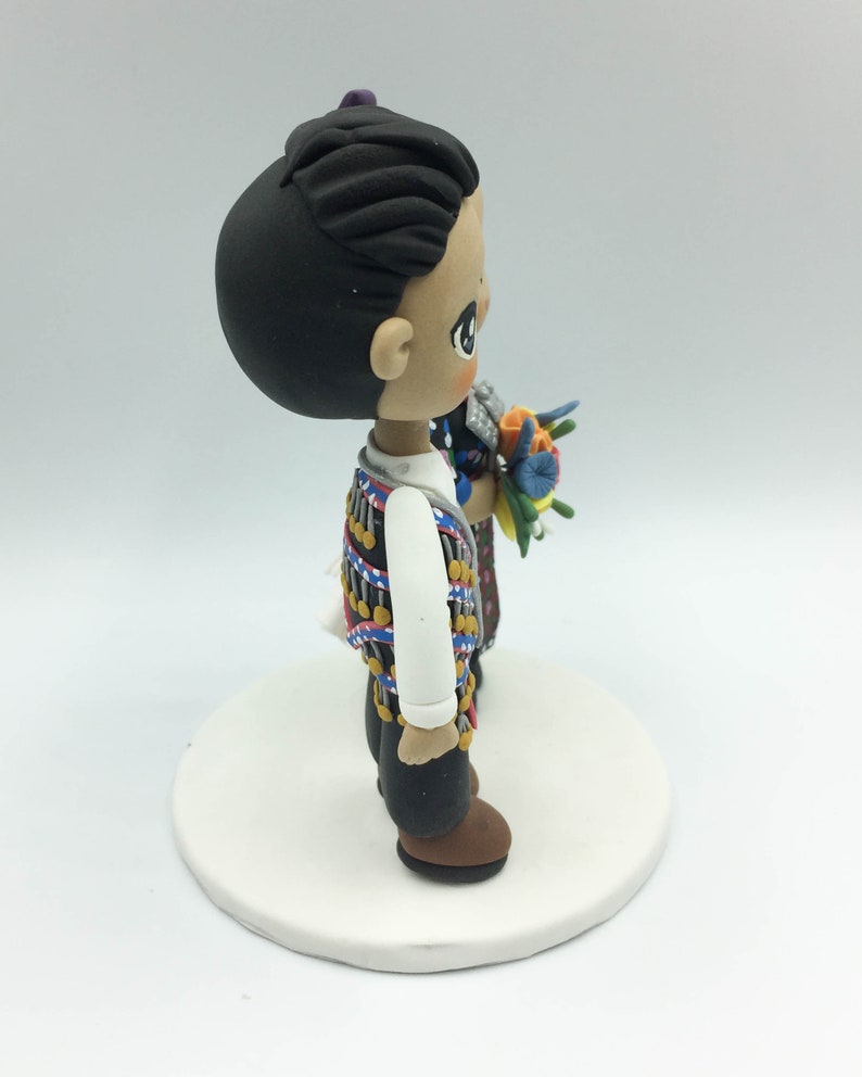 Mini Hmong Wedding Cake Topper Interracial Wedding Cake - Etsy