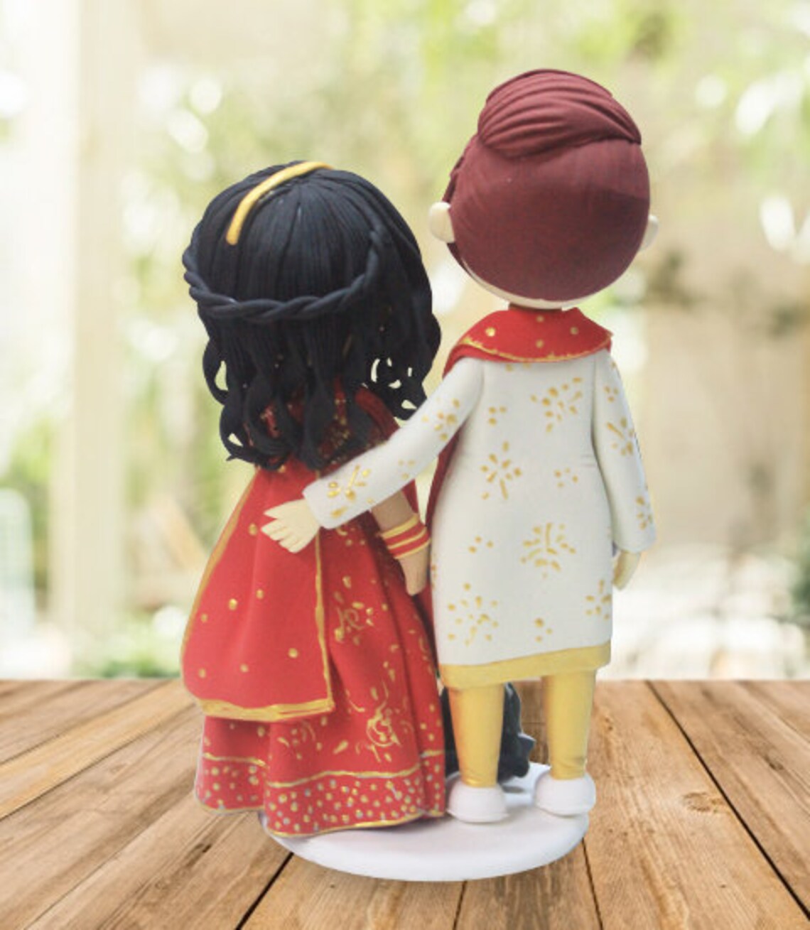 Indian Wedding Cake Topper Traditional Wedding Topper - Etsy