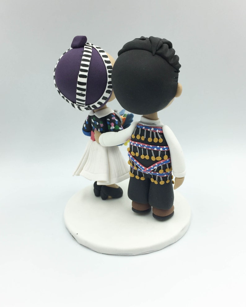 Mini Hmong Wedding Cake Topper Interracial Wedding Cake - Etsy