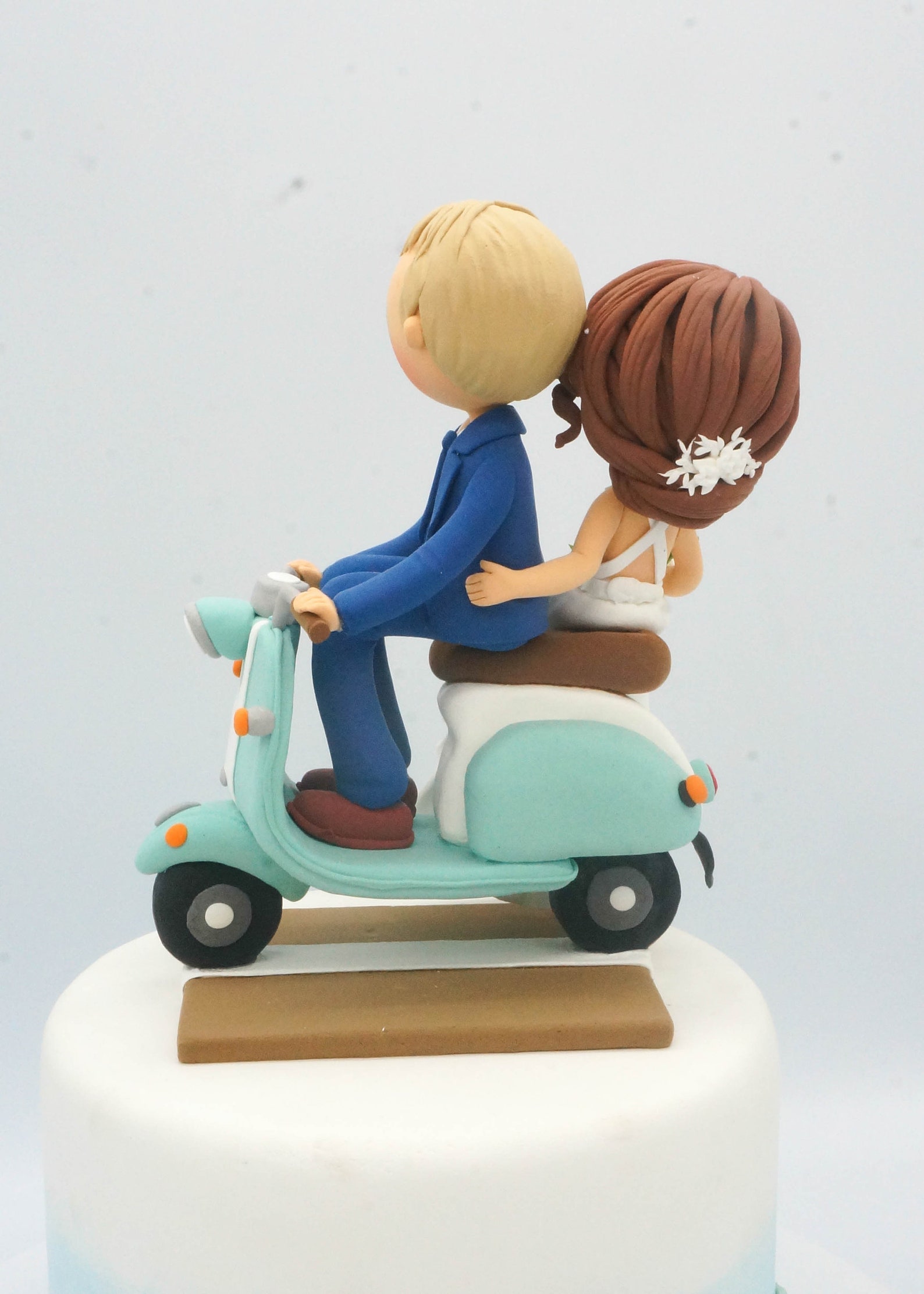 Custom Wedding Cake Topper Vespa Wedding Cake Topper Scooter | Etsy