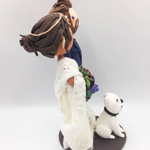 Indian Wedding Cake Topper, Saree Bride & Suit Groom Cake Topper ...