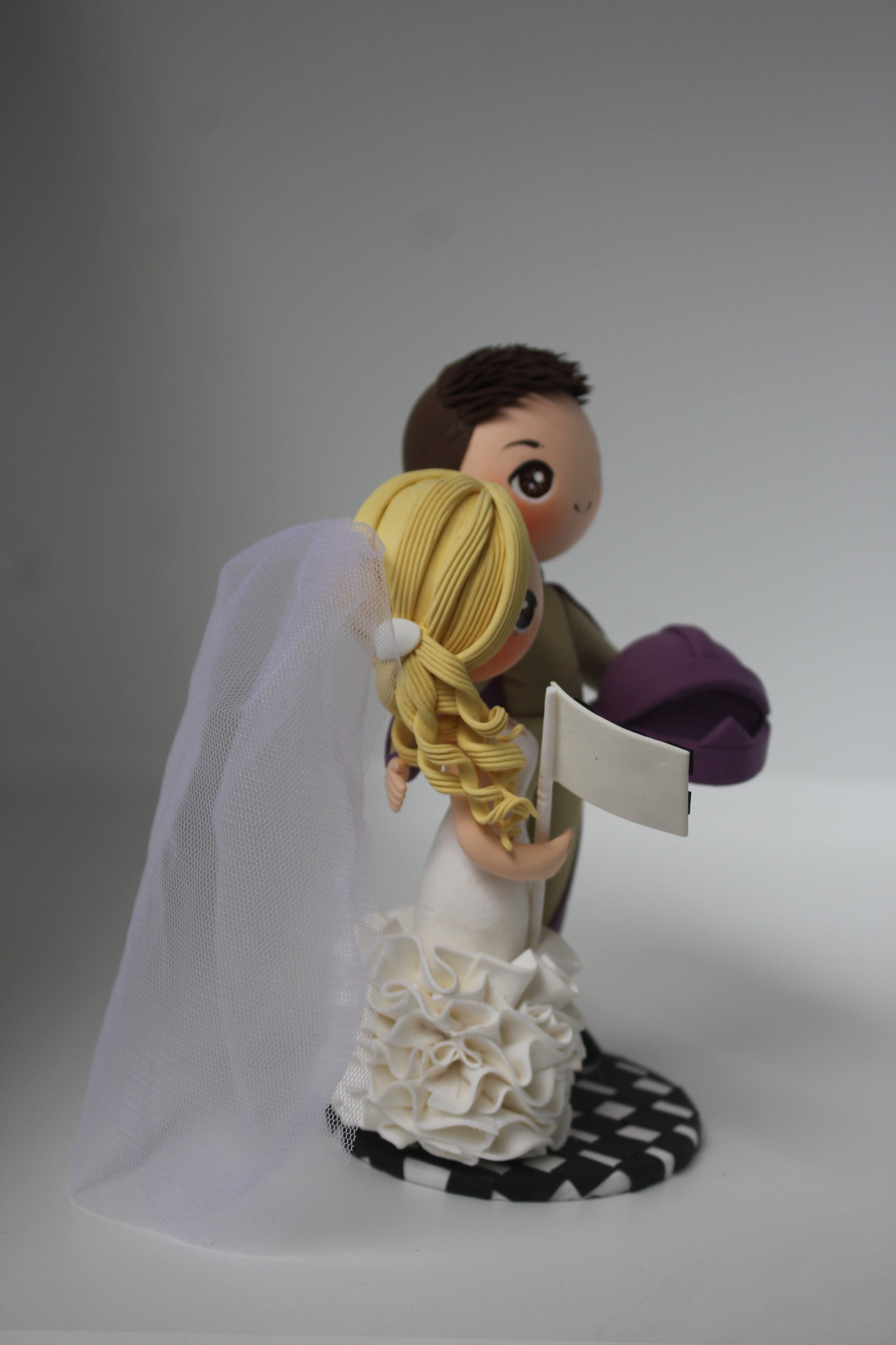 Personalized Car Racer Wedding Cake Topper Grooms Cake | Etsy