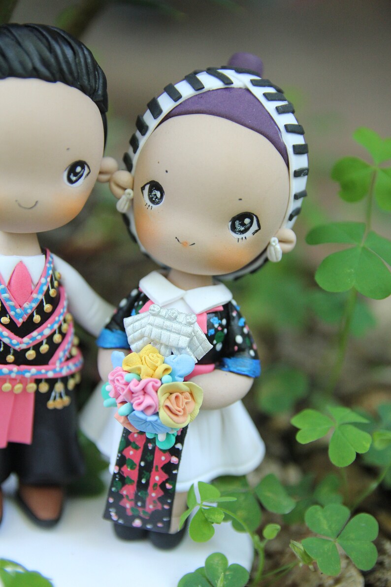Deposit Hmong Wedding Cake Topper Ethnic Wedding Topper - Etsy