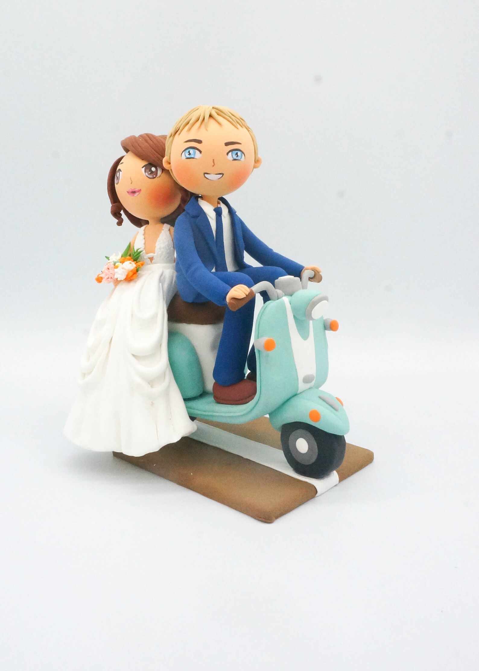 Custom Wedding Cake Topper Vespa Wedding Cake Topper Scooter | Etsy