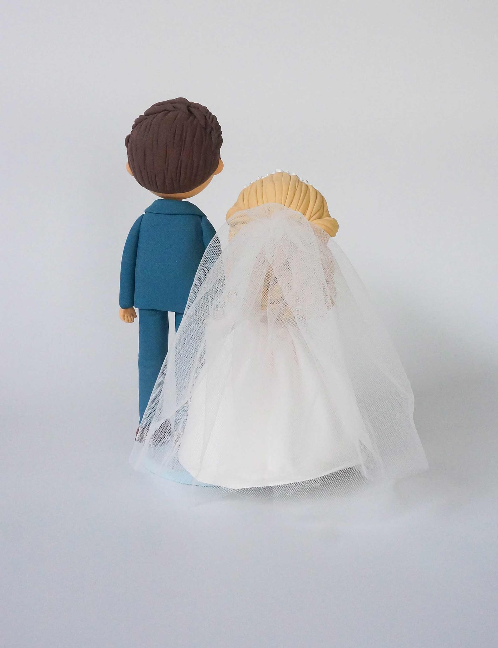 Personalized Bride & Groom Cake Topper Princess Wedding Cake - Etsy