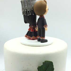 Mini Mien Wedding Cake Topper, Hmong Couple Wedding Gift, Elopement ...