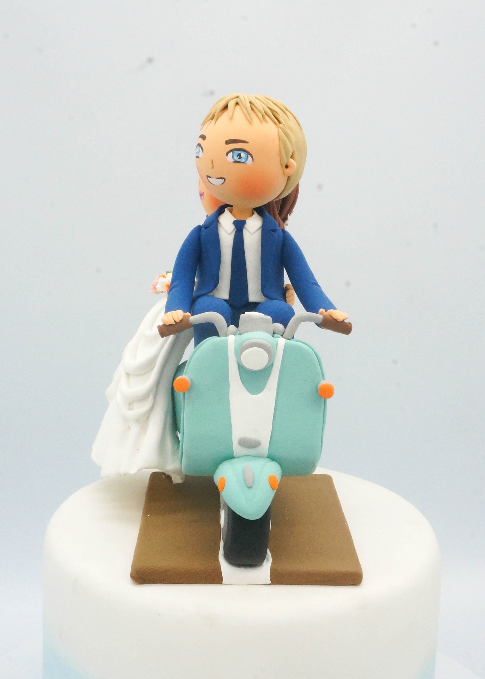 Custom Wedding Cake Topper Vespa Wedding Cake Topper Scooter | Etsy