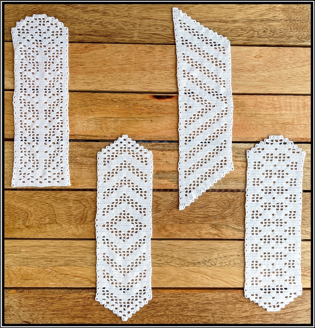 2021 Filet Bookmarks Crochet Patterns - Etsy