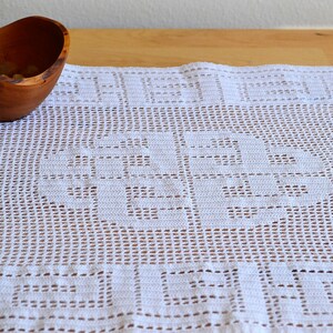 Celtic Block Center Piece Filet Crochet Pattern - Etsy
