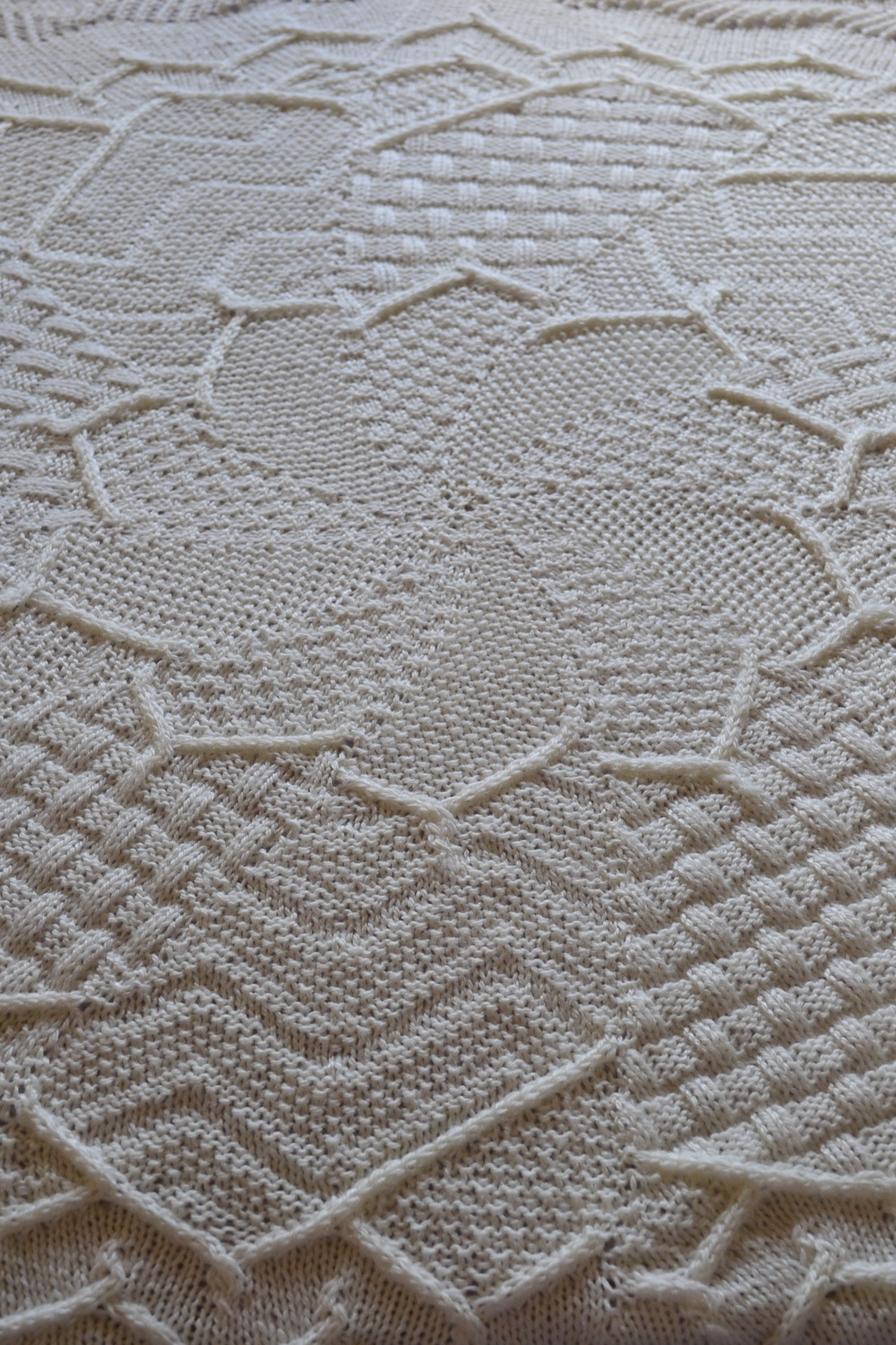 Sampler Flower Baby Blanket Knitting Pattern - Etsy