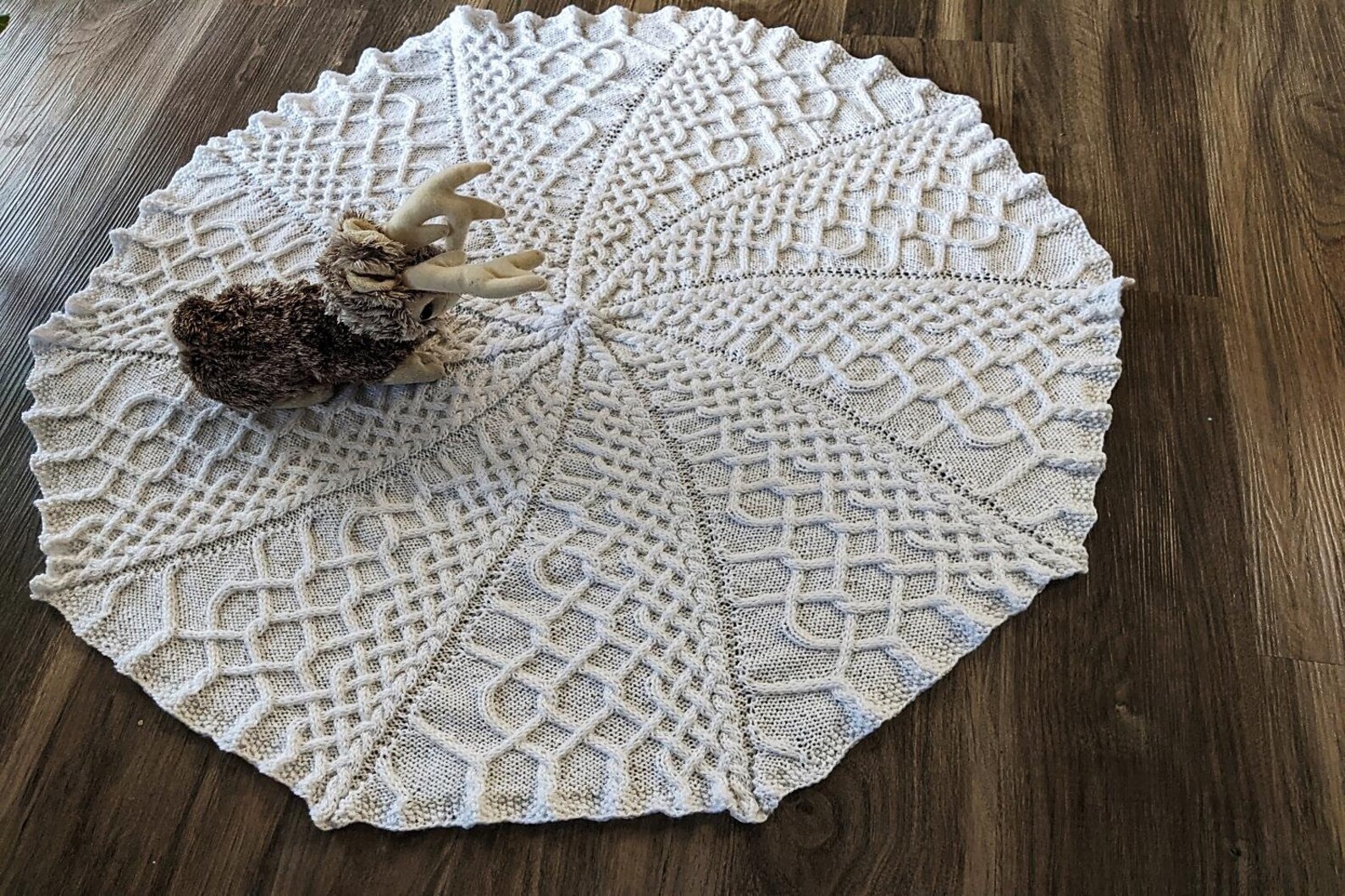 Cable and Swirl Baby Blanket Knitting Pattern - Etsy