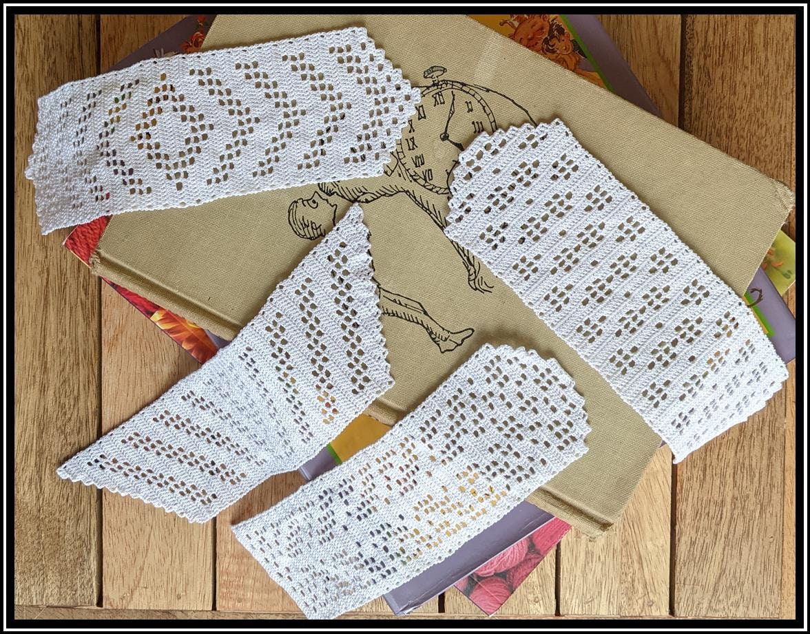 2021 Filet Bookmarks Crochet Patterns - Etsy