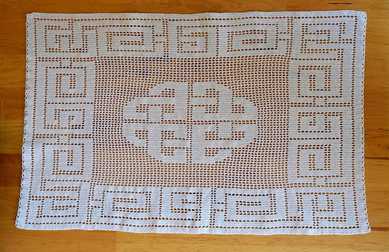 Celtic Block Center Piece Filet Crochet Pattern - Etsy