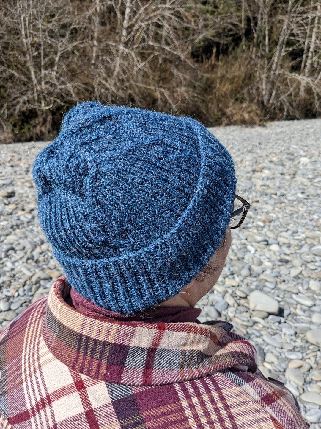 Raindrops Stocking Cap Knitting Pattern - Etsy