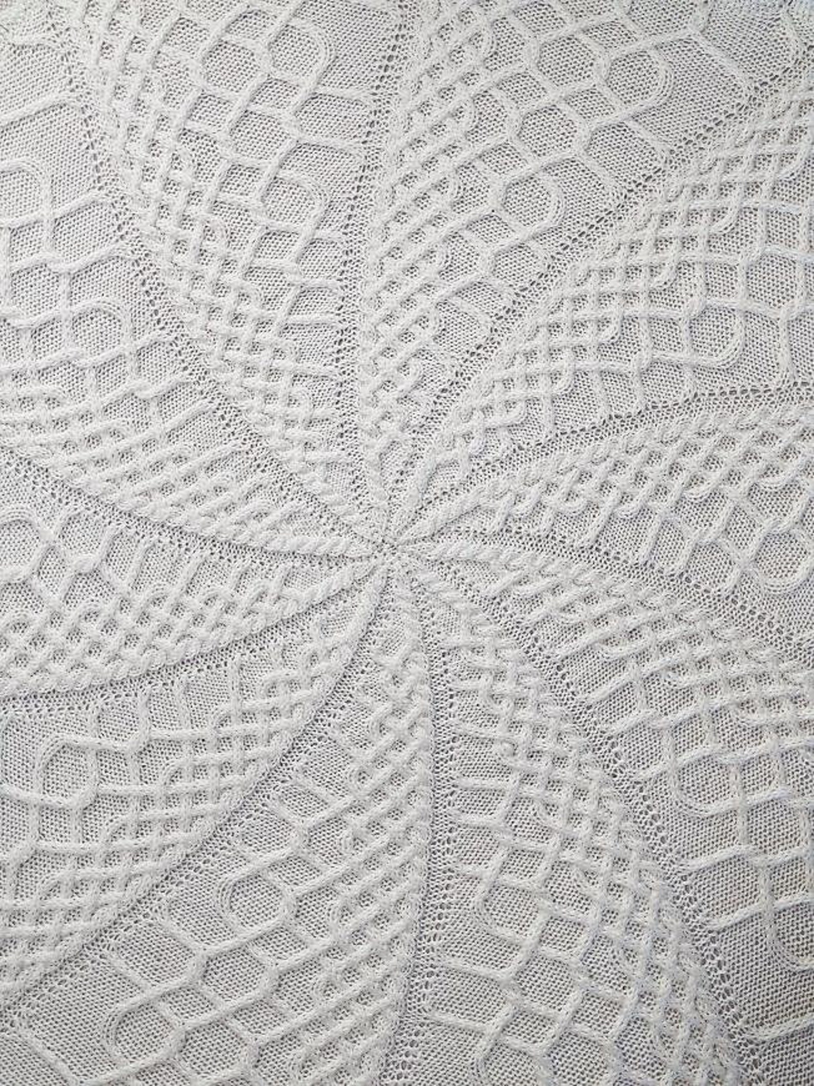 Cable and Swirl Baby Blanket Knitting Pattern - Etsy