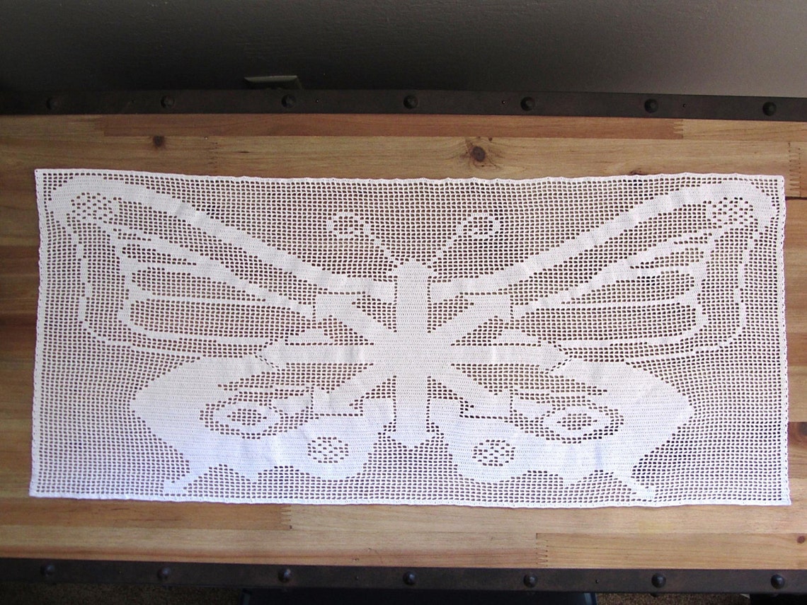 Chaos Butterfly Filet Crochet Pattern - Etsy