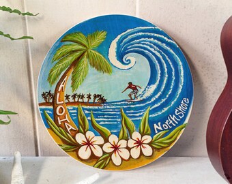 Aloha Honu Circle cute vintage style tropical Hawaiian aloha | Etsy