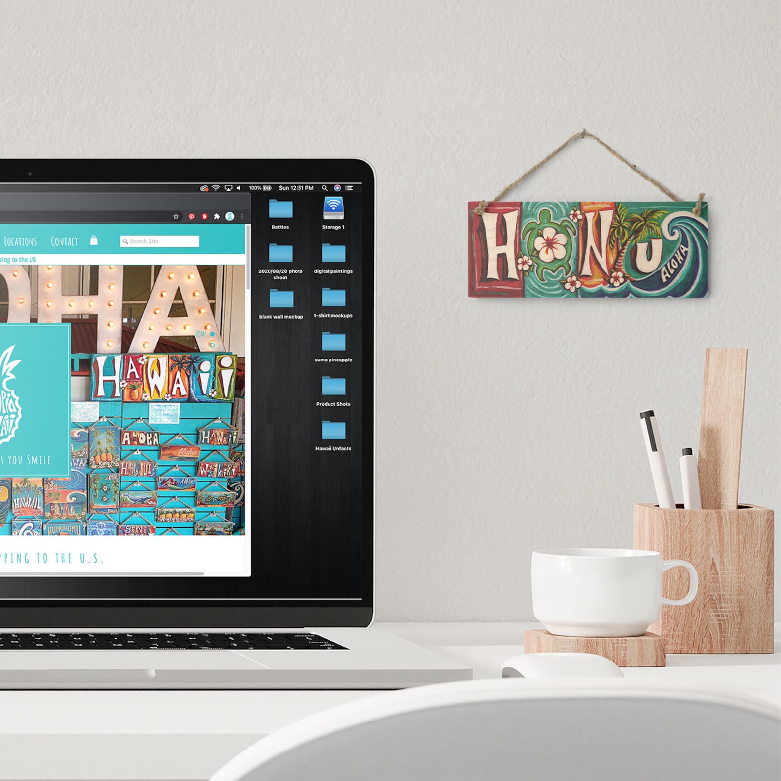 Honu Small Sign Hawaiian Sign Tropical Beach Decor | Etsy