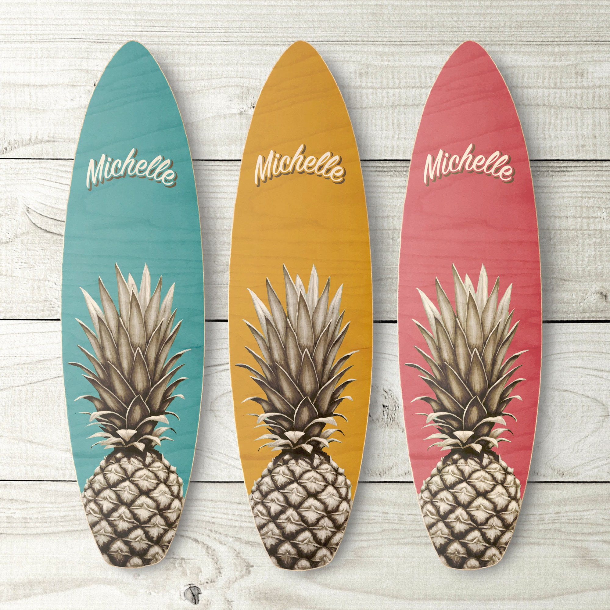 Customizable Name Surfboard Pick Your Color Size Name - Etsy