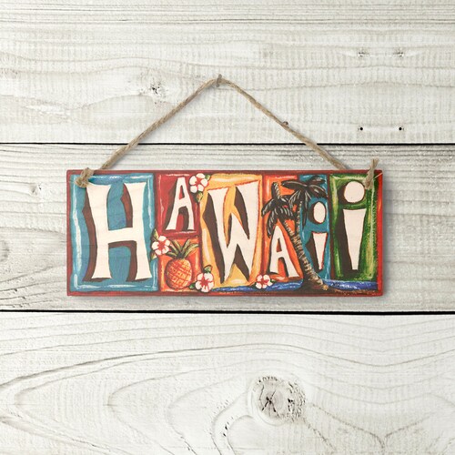 Honolulu Sign Hawaiian Sign Tropical Beach Decor - Etsy