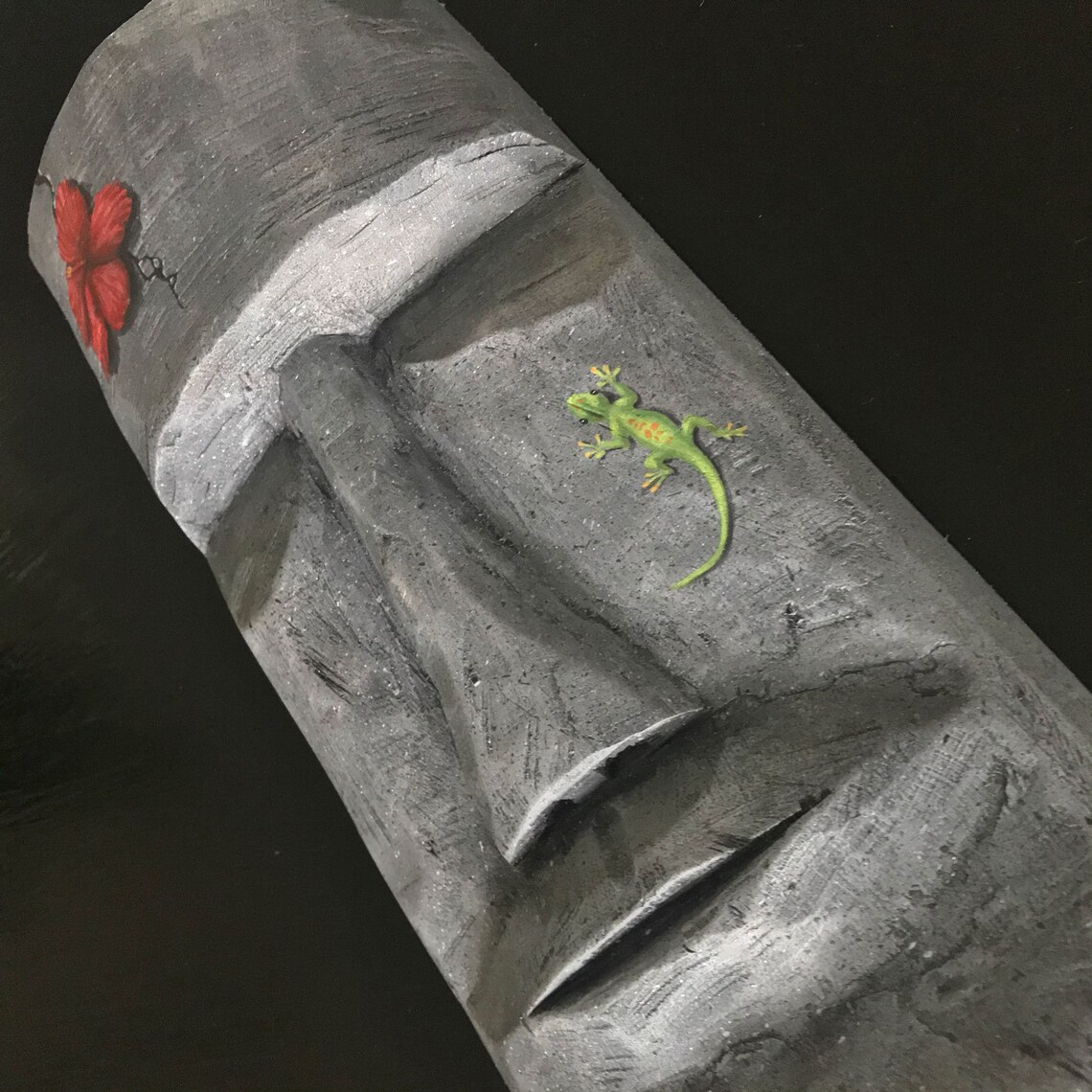 Original Hand-carved Tiki Carved and Painted Tiki - Etsy