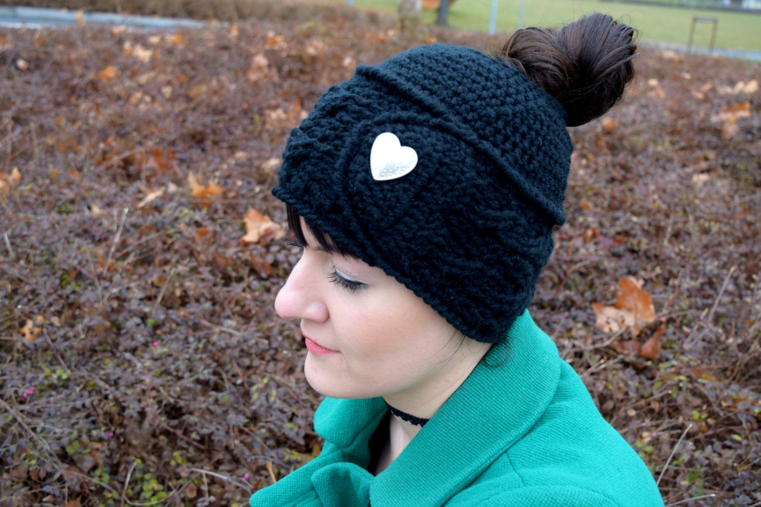 Elegant "messy Bun" Beanie ***PATTERN*** - Etsy